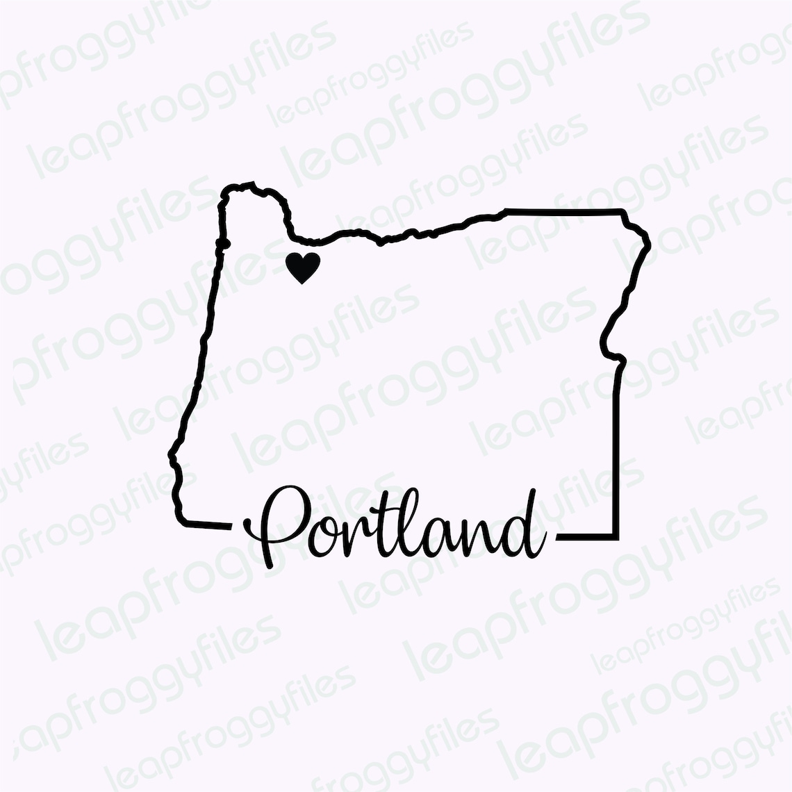 City of Portland Oregon Svg File/portland Oregon Pride/state of Oregon ...