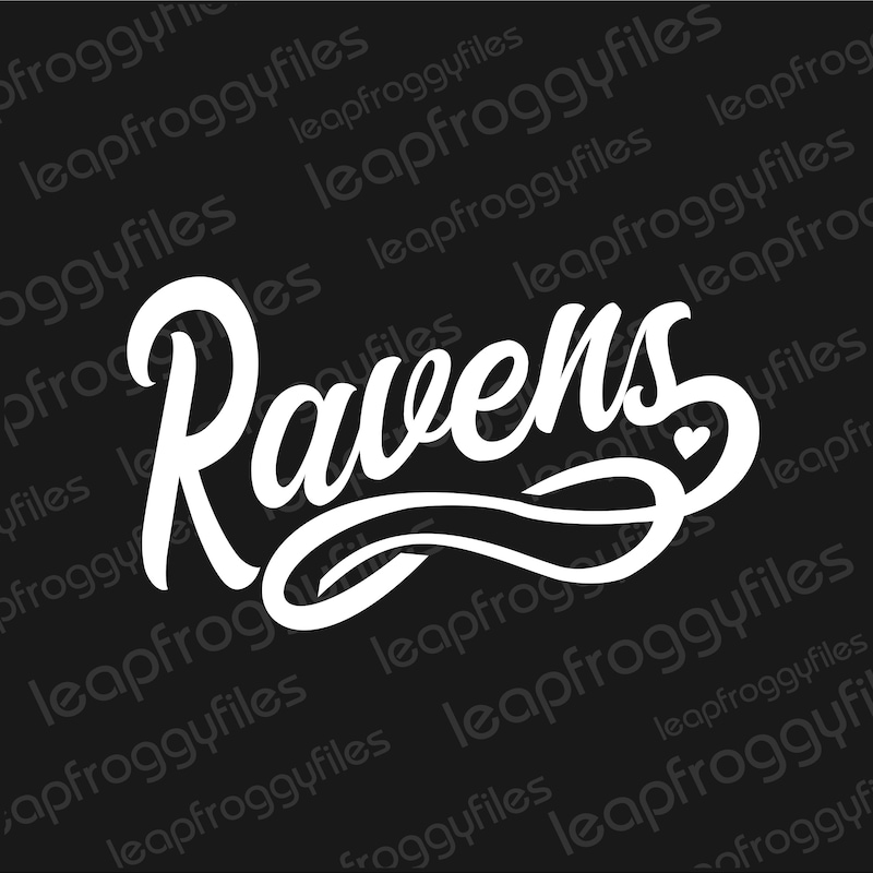 Baltimore Ravens Font Svg - Etsy