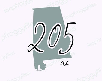 205 Area Code Shirt - Etsy Canada