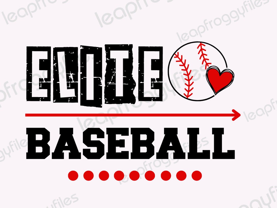 Elite Baseball Shirt Elite Baseball SVG Elite Travel Baseball Elite ...