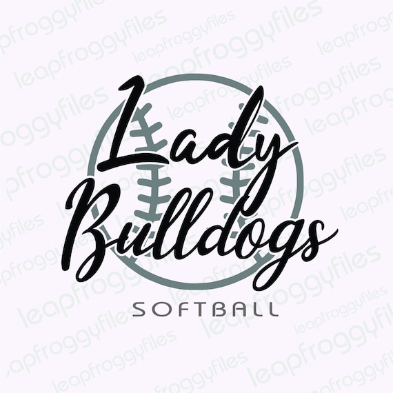 Lady Bulldog Mascot Clipart