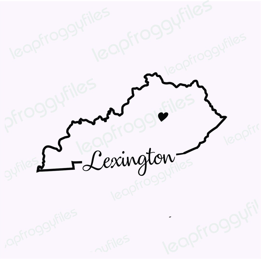 City of Lexington Kentucky Svg File/lexington Pride/state of Kentucky ...