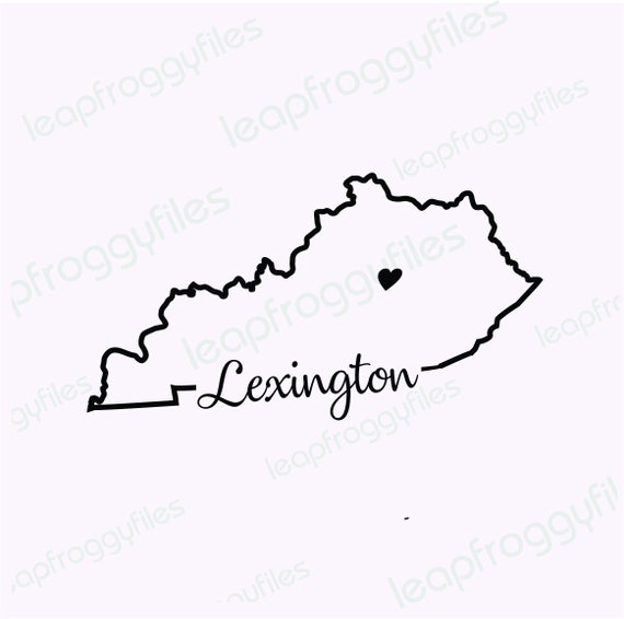 City of Lexington Kentucky Svg File/lexington Pride/state of | Etsy