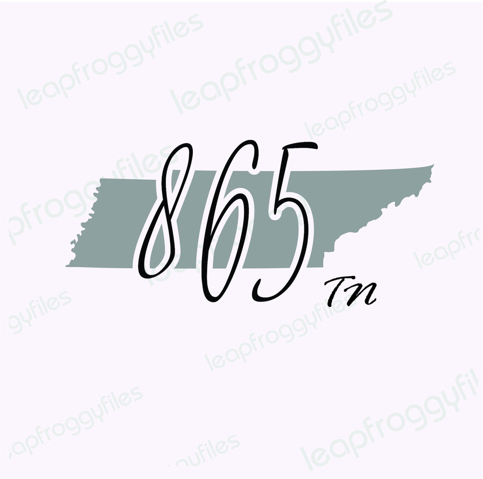 Tennessee Area Code 865 Area Code 865 Svg File/svg Png Eps Dxf ...