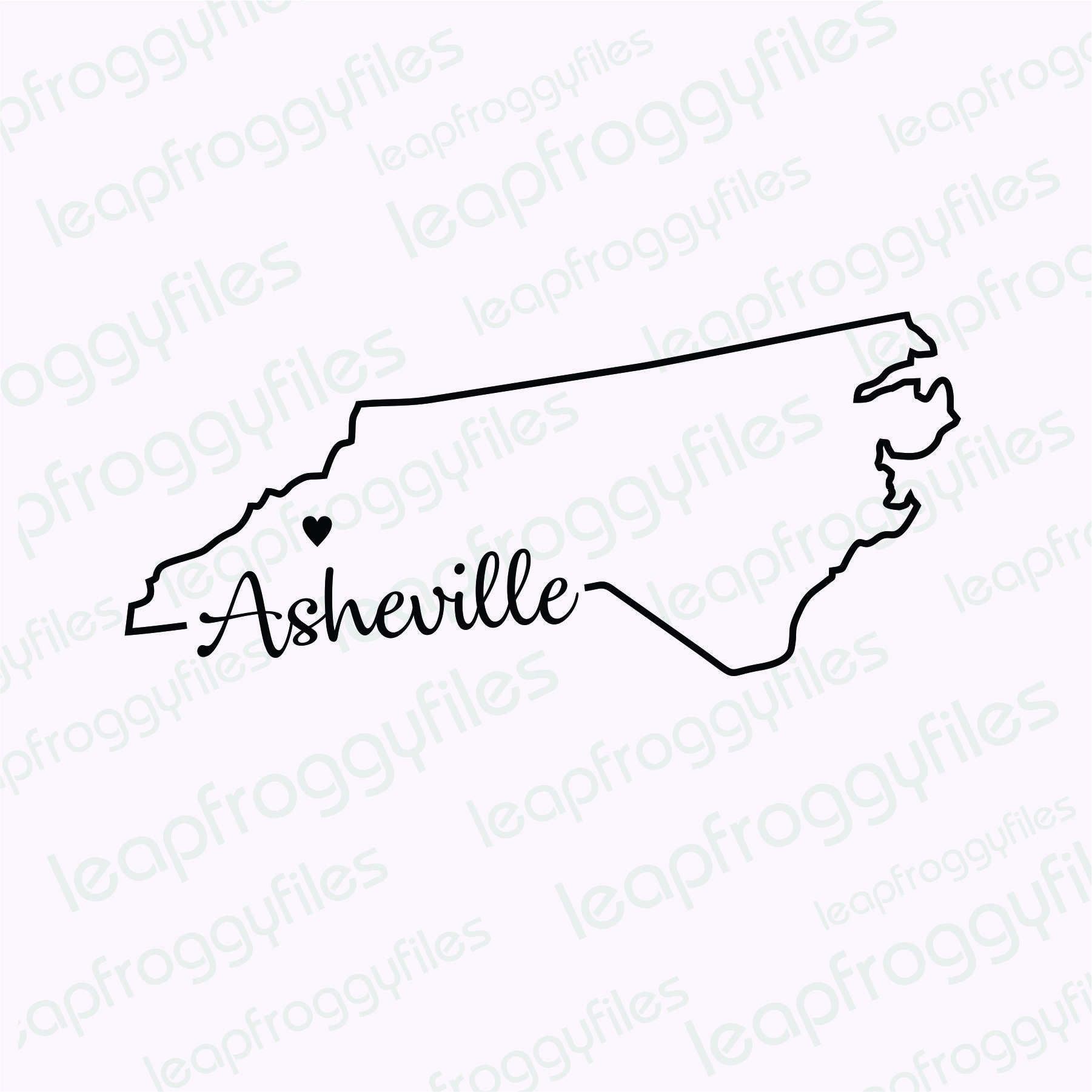 Asheville North Carolina Svg File/asheville Nc Pride/state of North ...