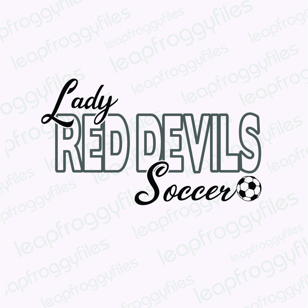 Lady Red Devils Soccer/lady Red Devils Mascot Sports/lady Red Devils ...