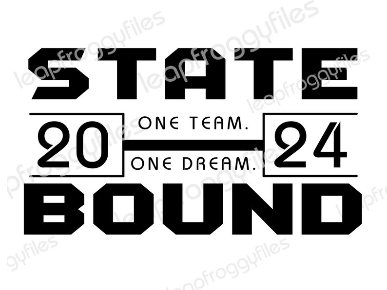 State Bound Svg and Png, State Tournament Shirt, Conference Champs ...