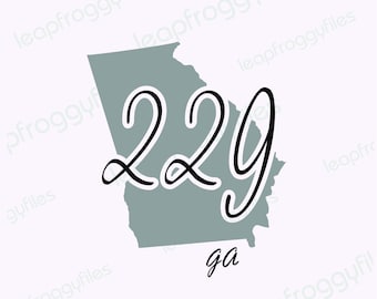 229 Area Code - Etsy