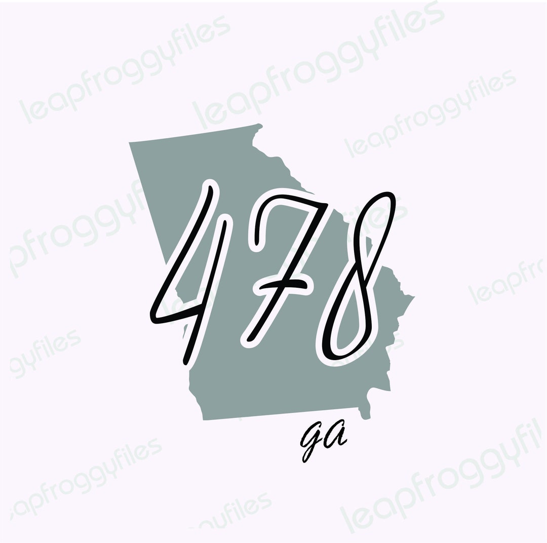 Georgia Area Code 478 Area Code 478 Svg File/svg Png Eps Dxf/georgia ...
