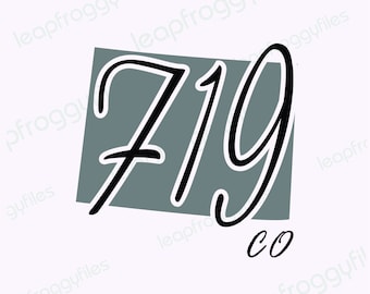 719 Area Code Shirt - Etsy