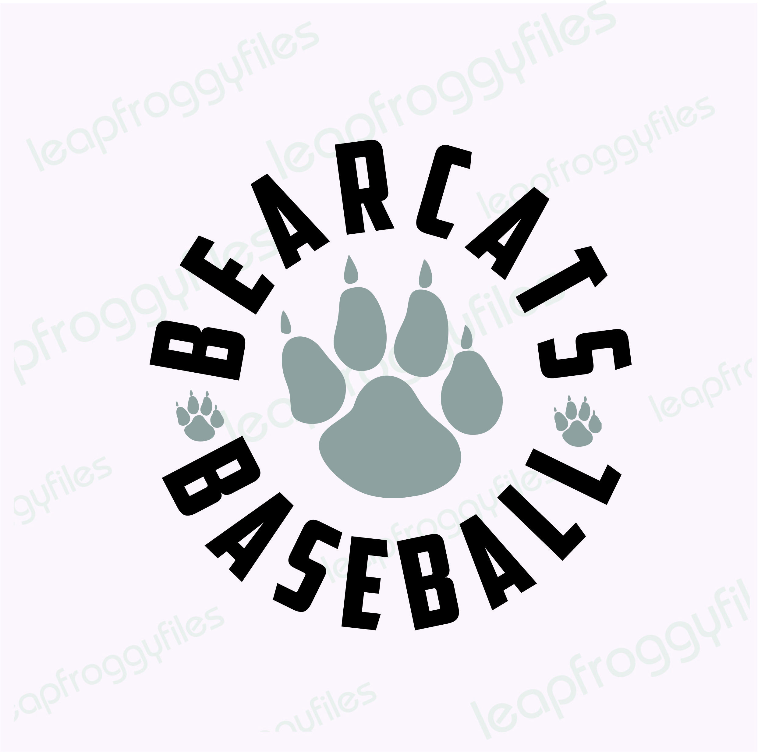 Bearcats Baseball Mascot/bearcats Svg/bearcat Baseball Team/bearcat ...