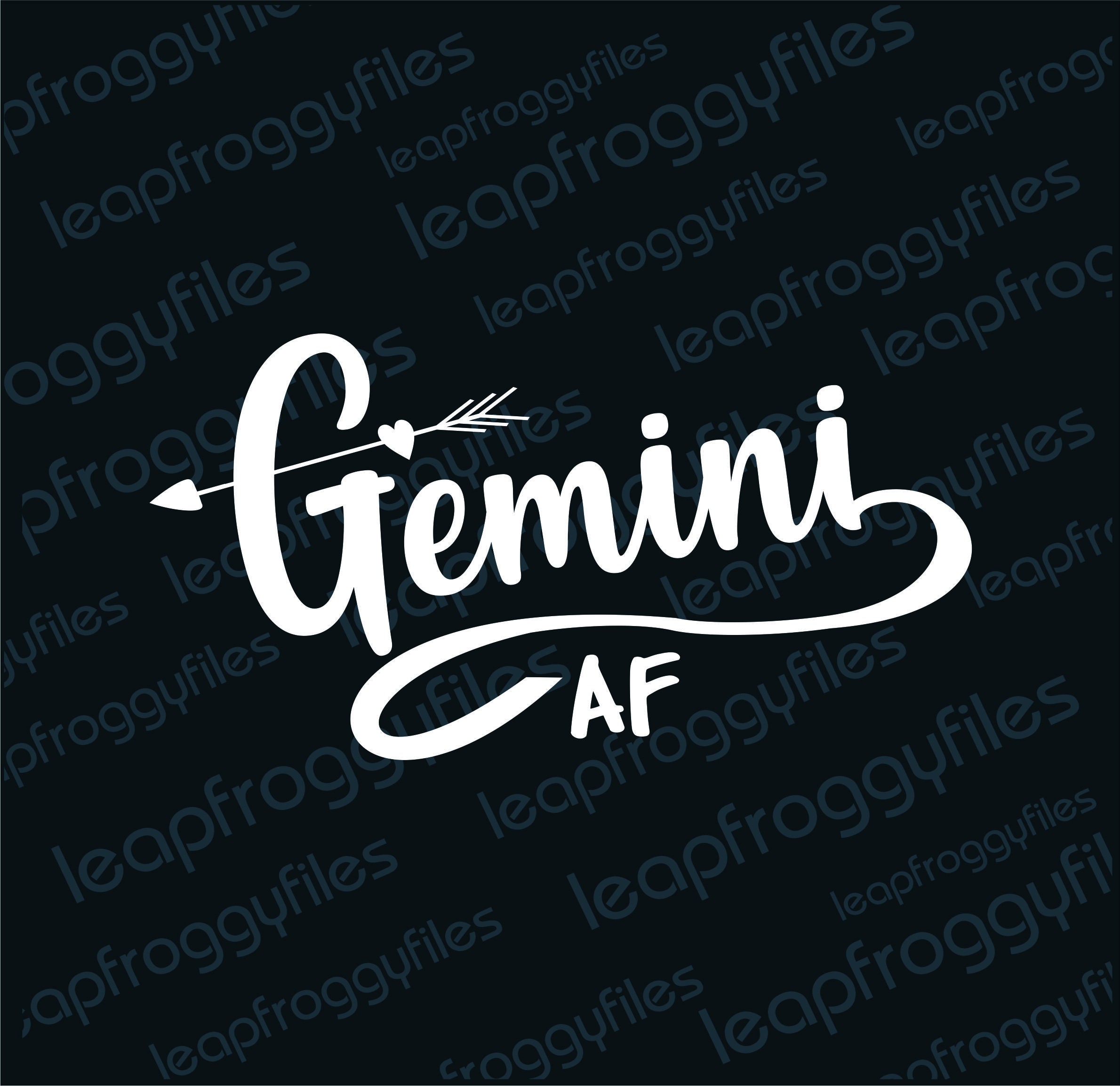 Gemini Svg File/af is Removable/cute Gemini Svg for Shirts/unique Gift ...