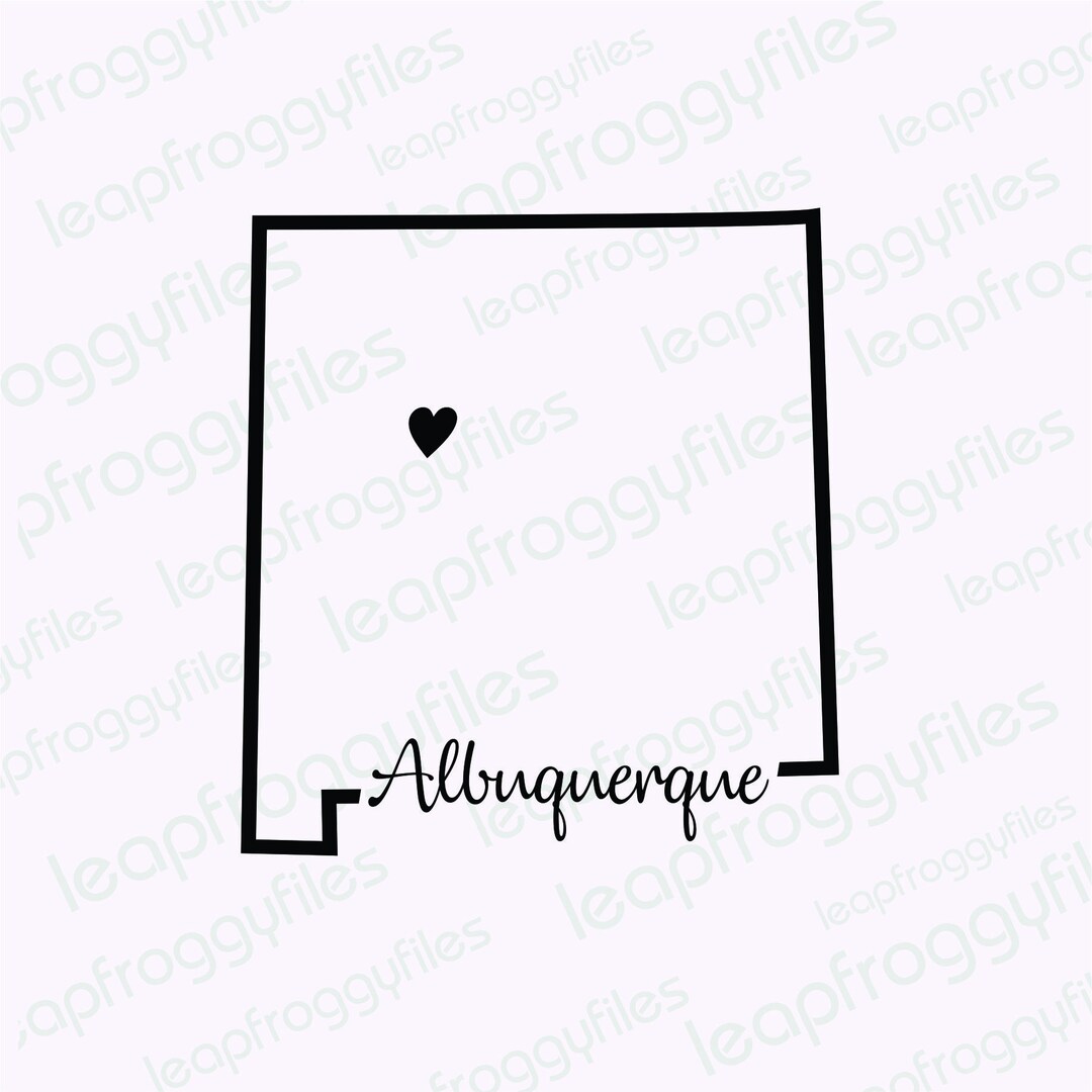 City of Albuquerque New Mexico Svg File/albuquerque NM Pride/state of ...