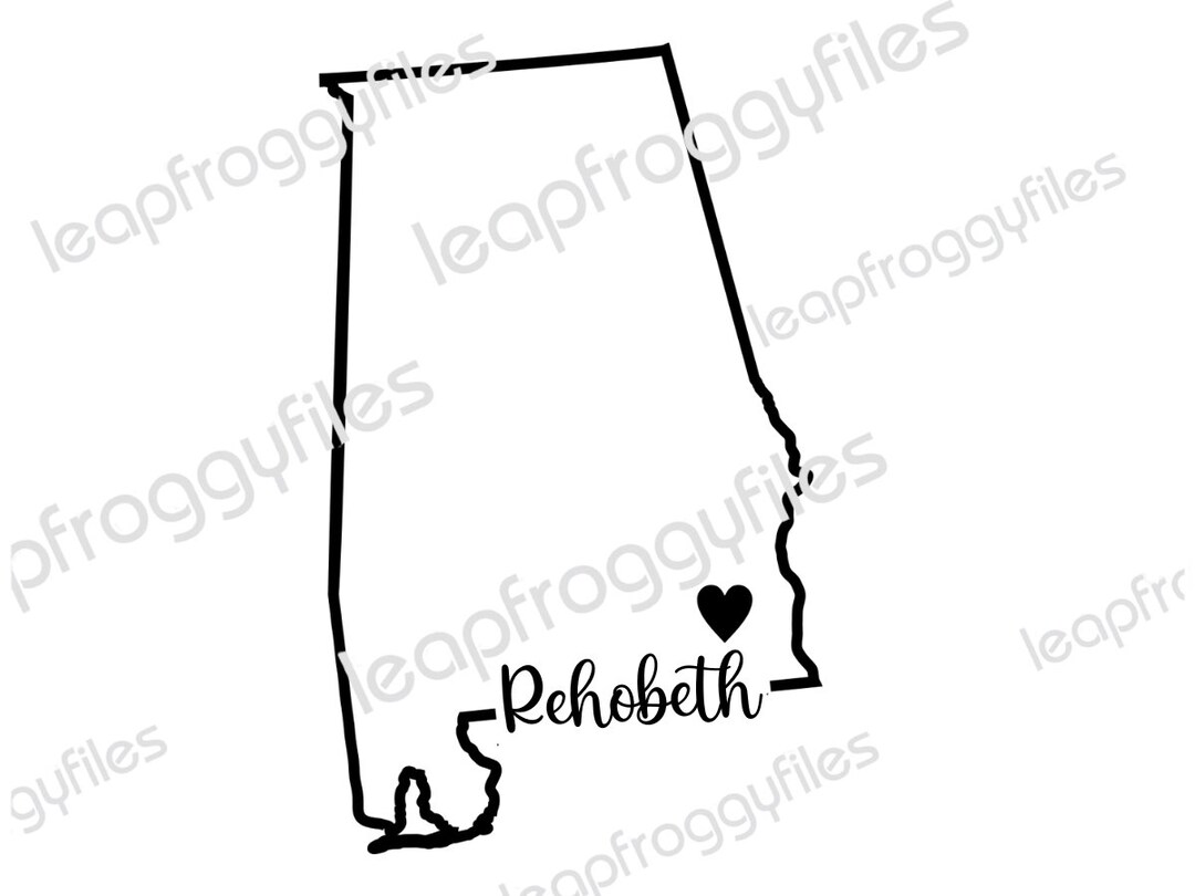 City of Rehobeth Alabama Svg File/rehobeth Alabama Pride/state of ...