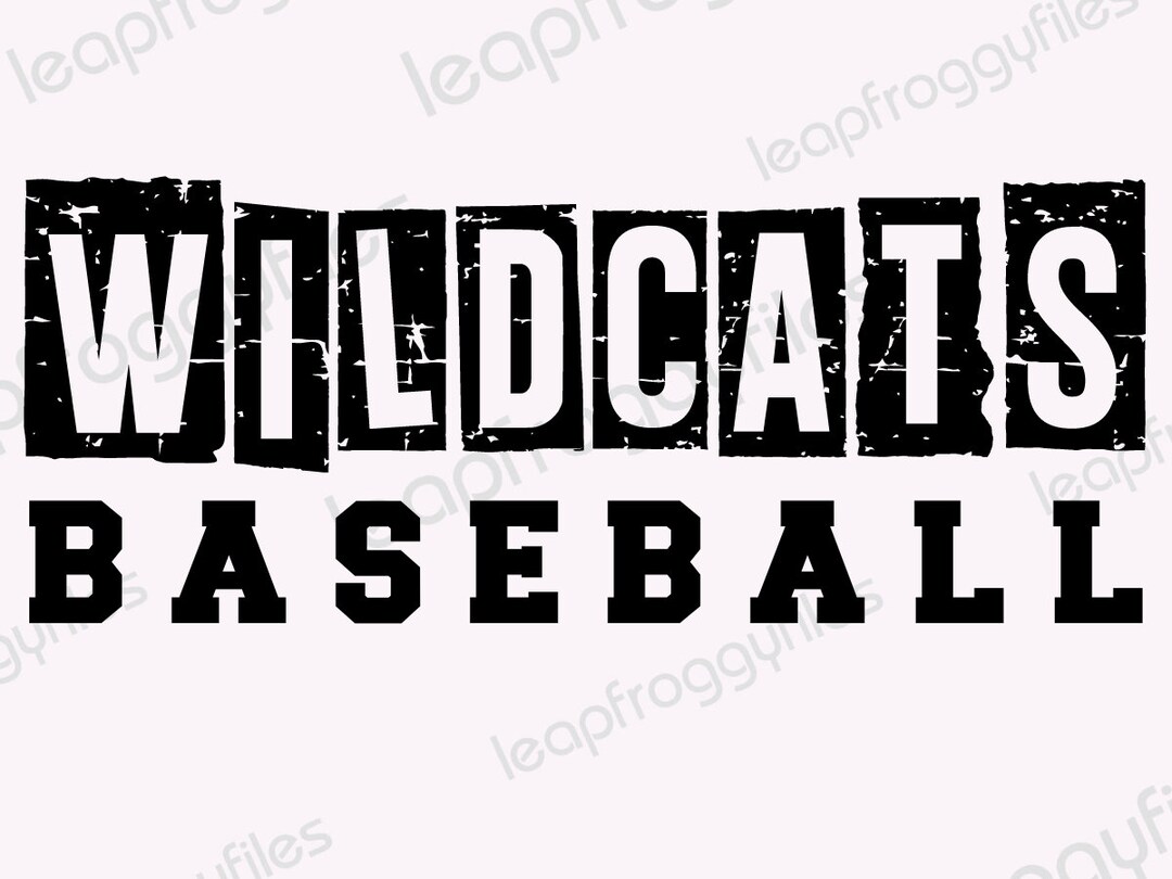 Wildcats Baseball Svg/wildcats Mascot/wildcats Png/wildcat Baseball ...