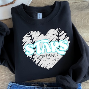 STARS Softball Svg/stars School Mascot/stars Travel Ball Team/stars ...