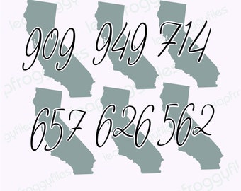 657 Area Code - Etsy