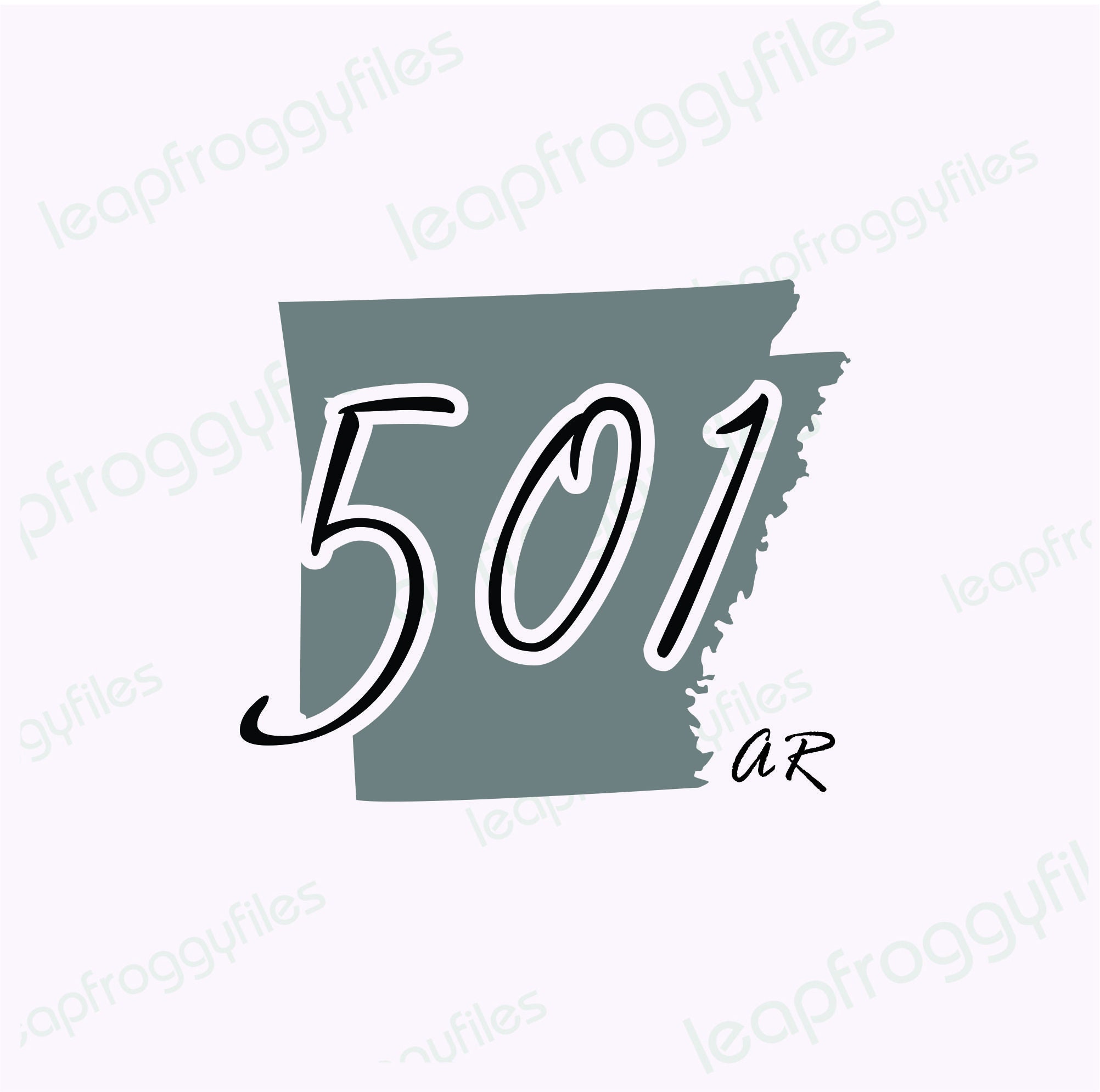 Arkanasas Area Code 501 Svg File/svg Png Eps Dxf/arkansas State Shirt ...