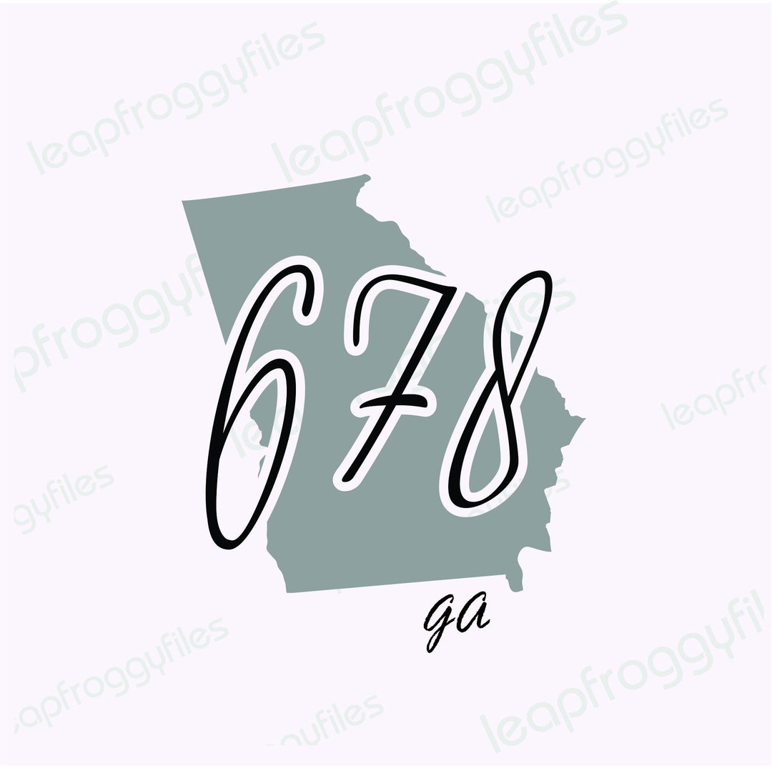 Georgia Area Code 678 Area Code 678 Svg File/svg Png Eps Dxf/georgia ...