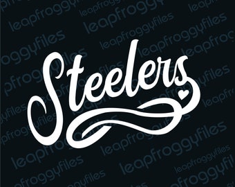 Steelers Cursive Svg - Etsy