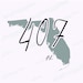 Florida Area Code 407 Area Code 407 Svg File/svg Png Eps Dxf/florida ...