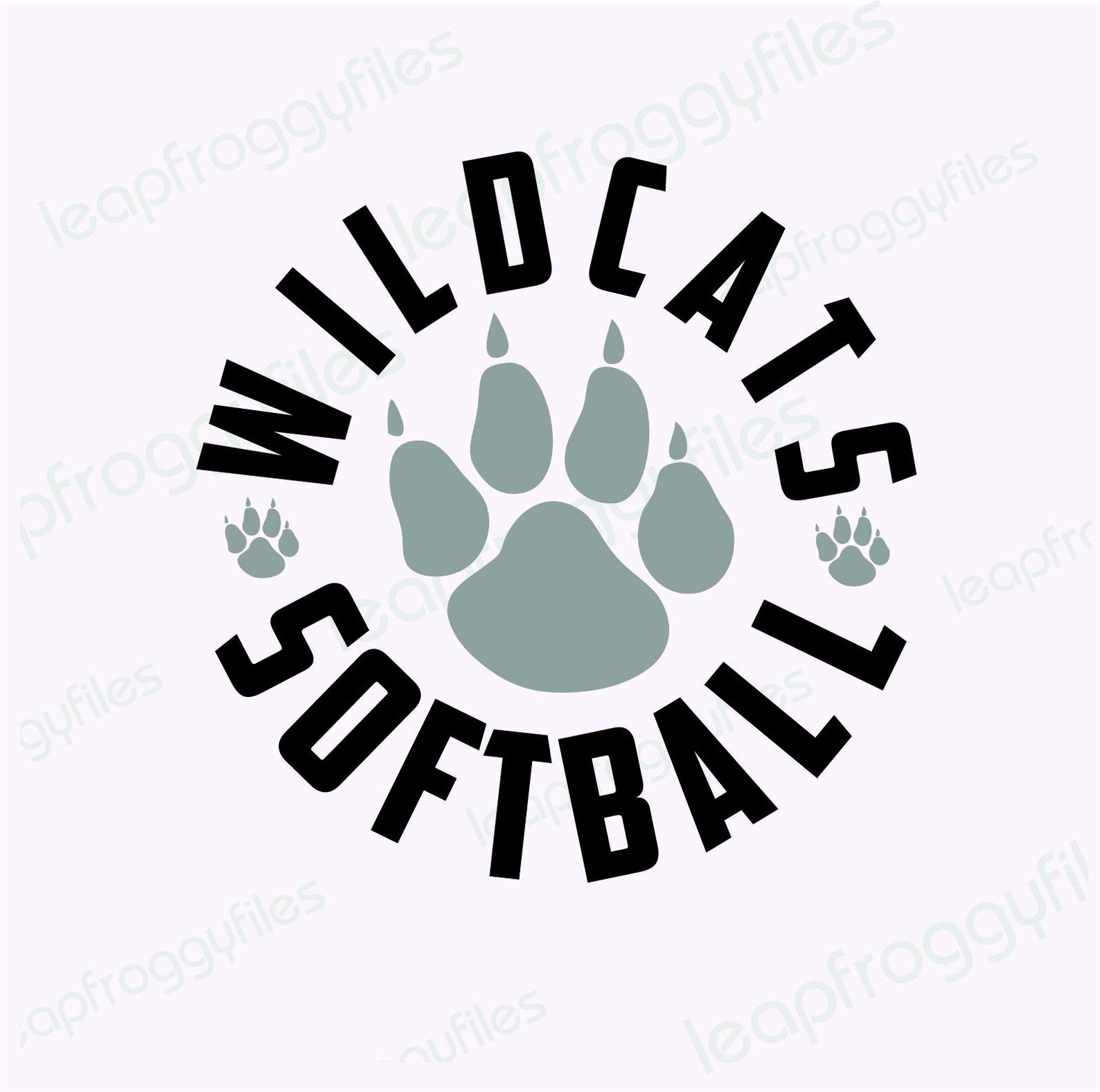 Wildcats Softball Mascot/wildcats Svg/wildcat Softball Team/wildcat ...