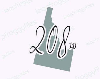 208 Area Code Shirt - Etsy Australia