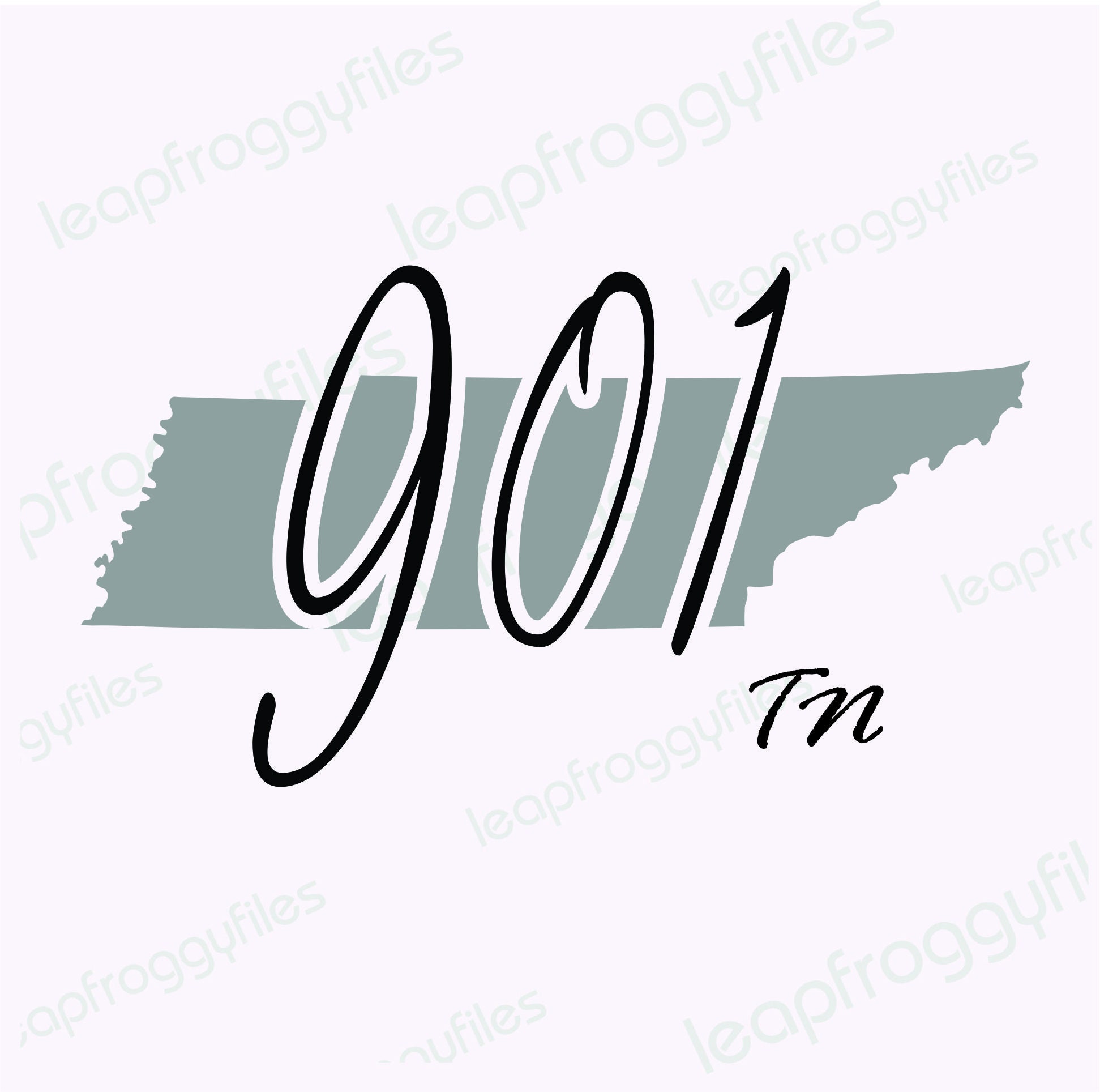 Tennessee Area Code 901 Area Code 901 Svg File/svg Png Eps Dxf ...