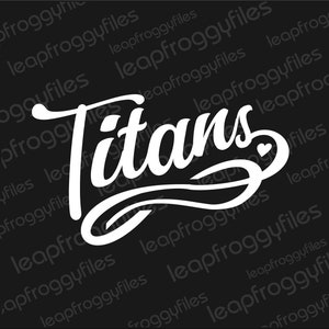 Tennessee Titans Font - Etsy