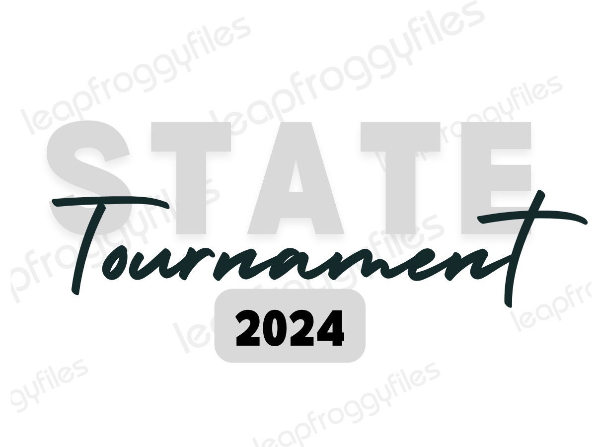 State Bound, State Tournament, Svg, Png, State Championship ...