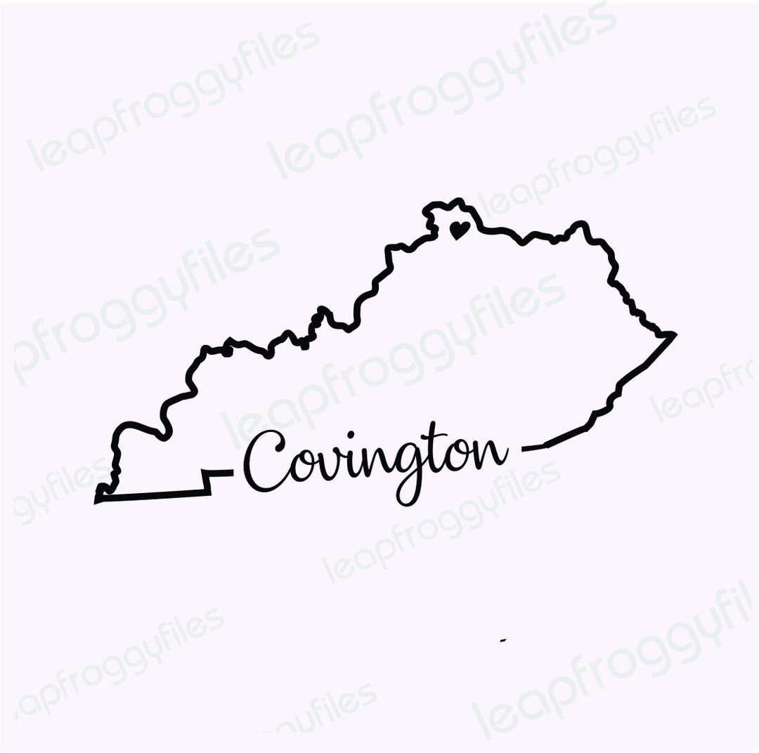 City of Covington Kentucky Svg File/covington Pride/state of Kentucky ...