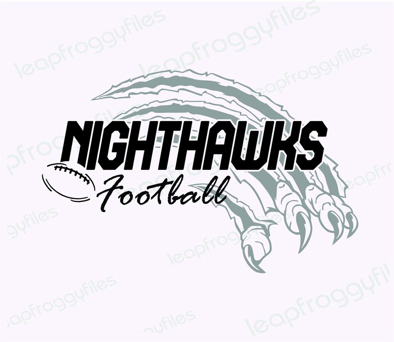 Bird Claw Nighthawks Football/nighthawks Mascot Football/travel Ball ...