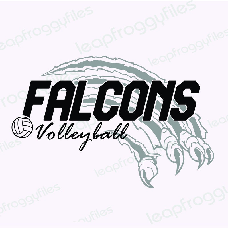 Falcon Volleyball Svg - Etsy