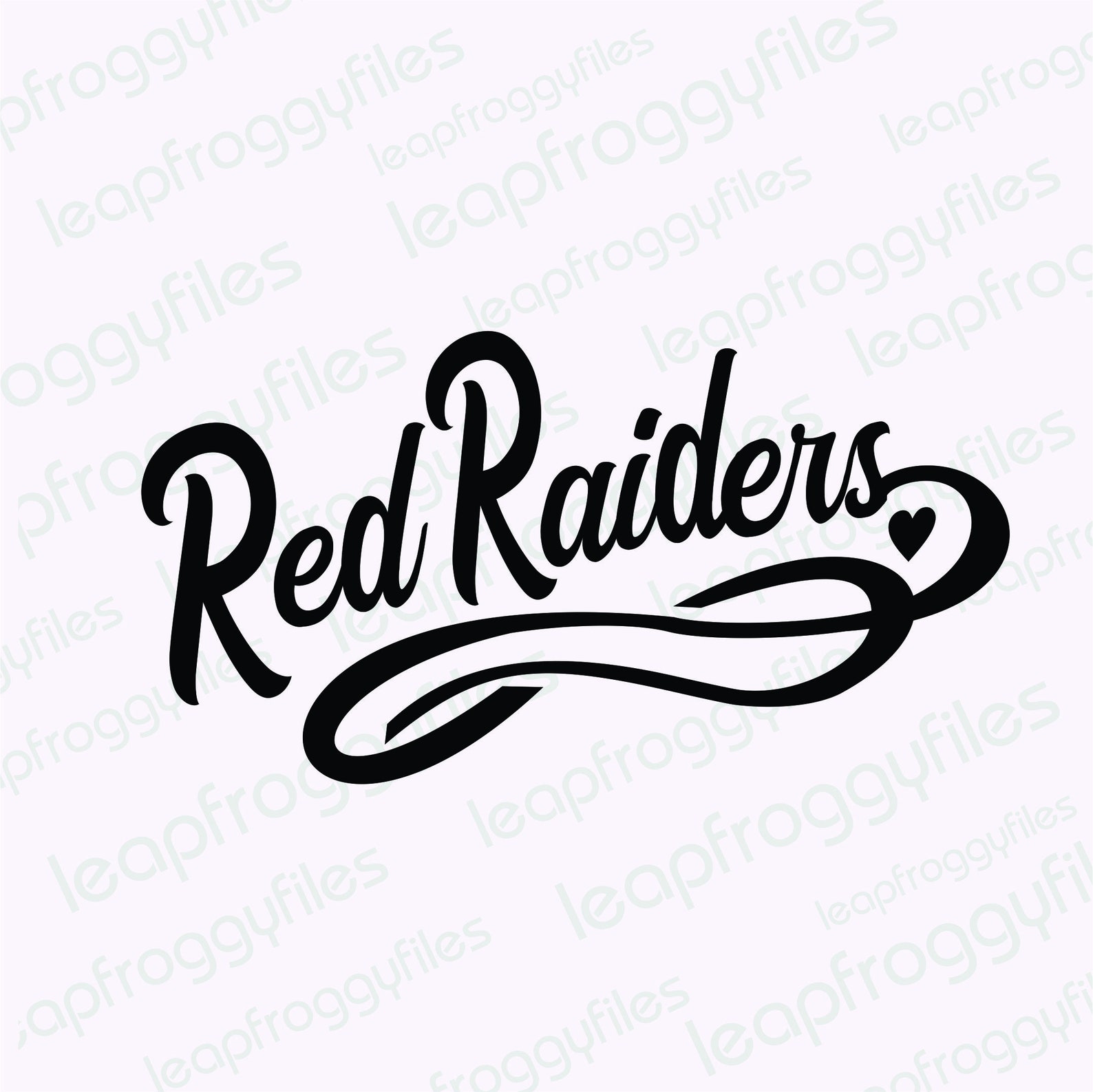 Red Raiders Mascot Swirly Design/red Raiders School Mascot/red Raiders ...