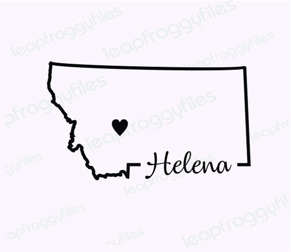 City of Helena Montana Svg File/helena Montana Pride/state of - Etsy