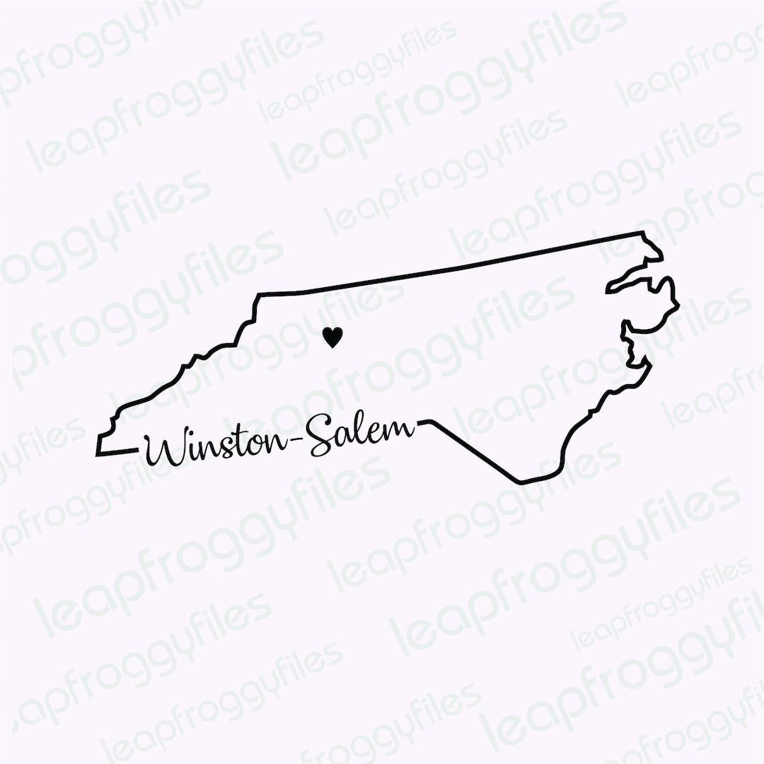 Winston-salem North Carolina Svg File/winston-salem Nc Pride/state of ...