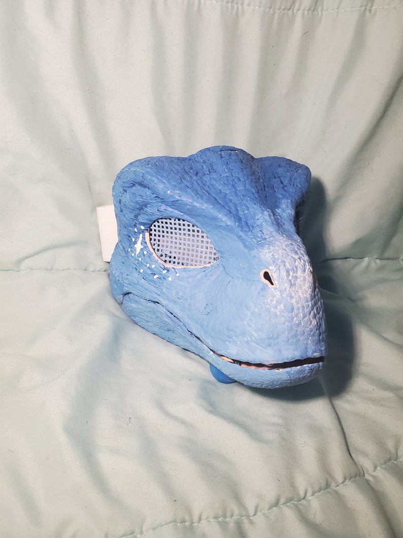 BLUE DINOMASK - Etsy