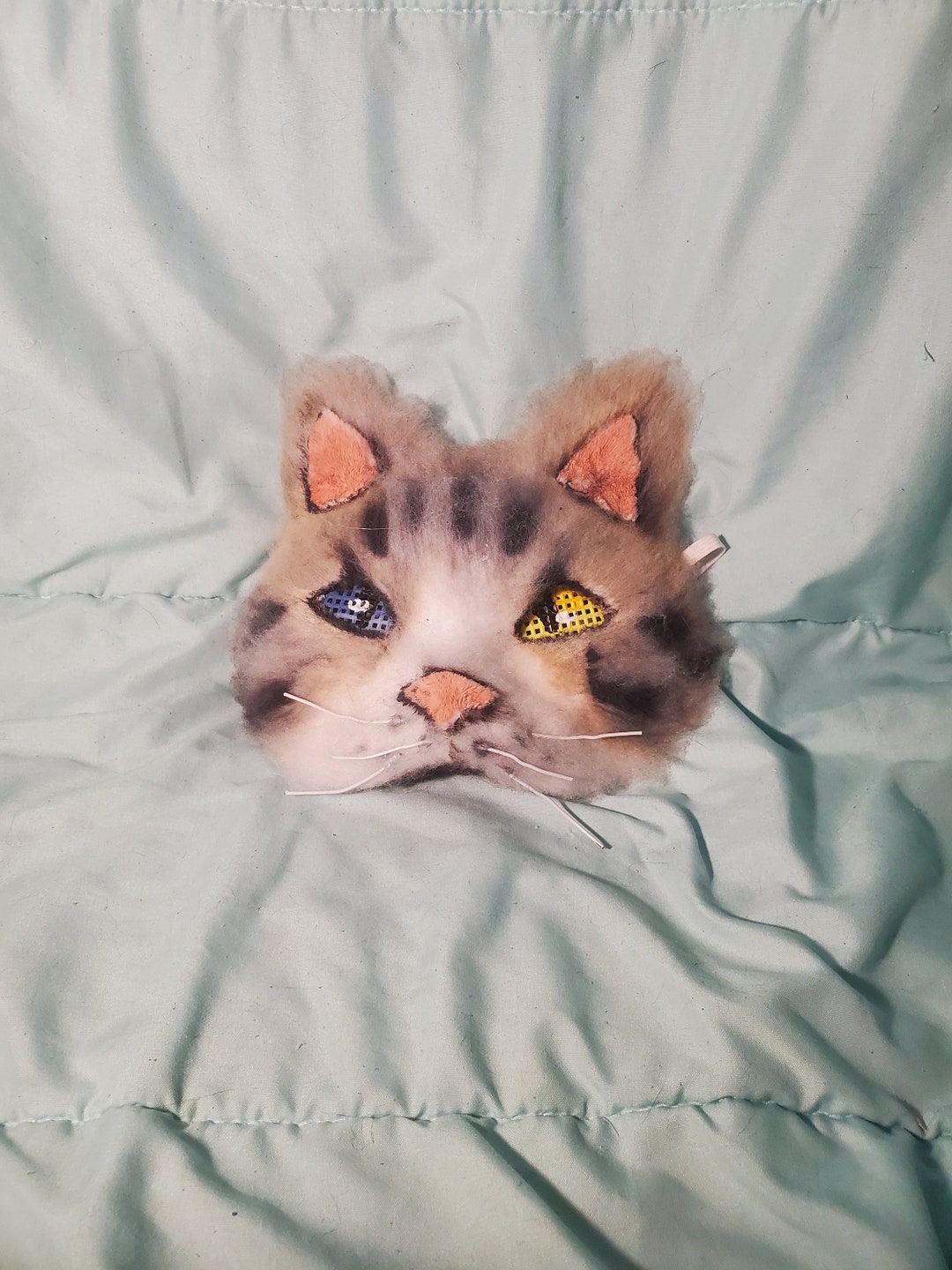 Fluffy Cat Mask - Etsy