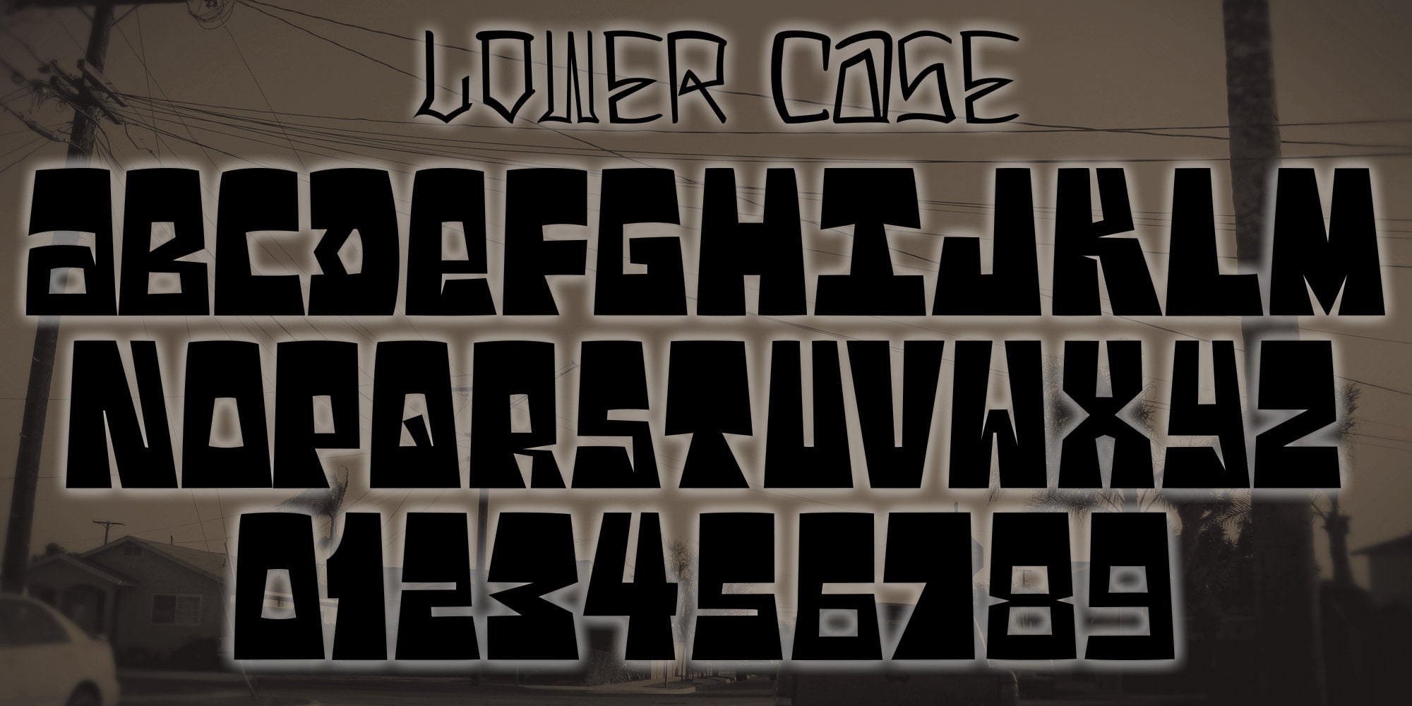 LA Block Font - Etsy