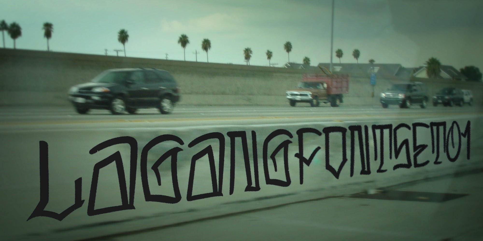 LA Gang Font Set01 - Etsy