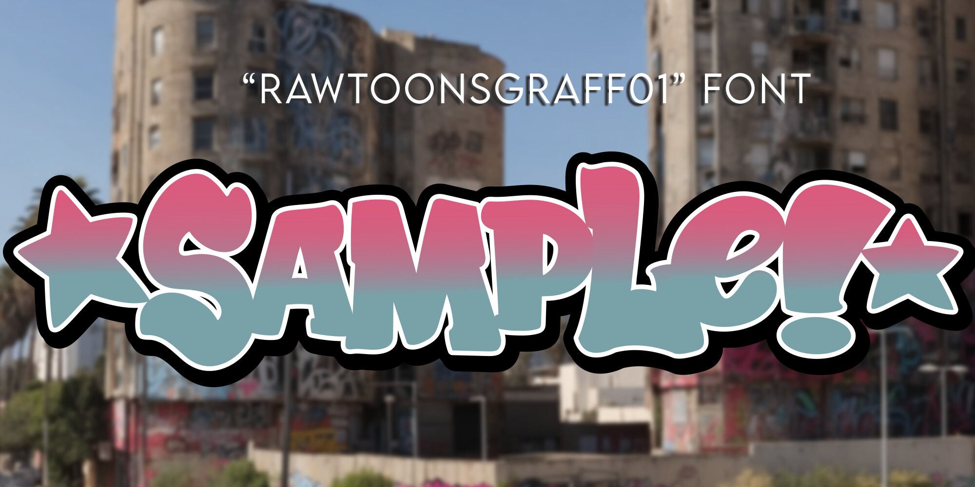 Rawtoonsgraff01-font hand Drawn Graffiti Art Inspired Font .otf & .ttf ...