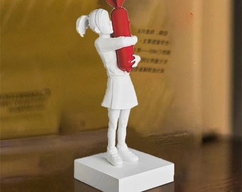 Girl Hug Bomb Statue - Etsy