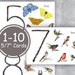 NATURE Counting Flashcards, 1 to 10 Counting, Toddler Preschool ...