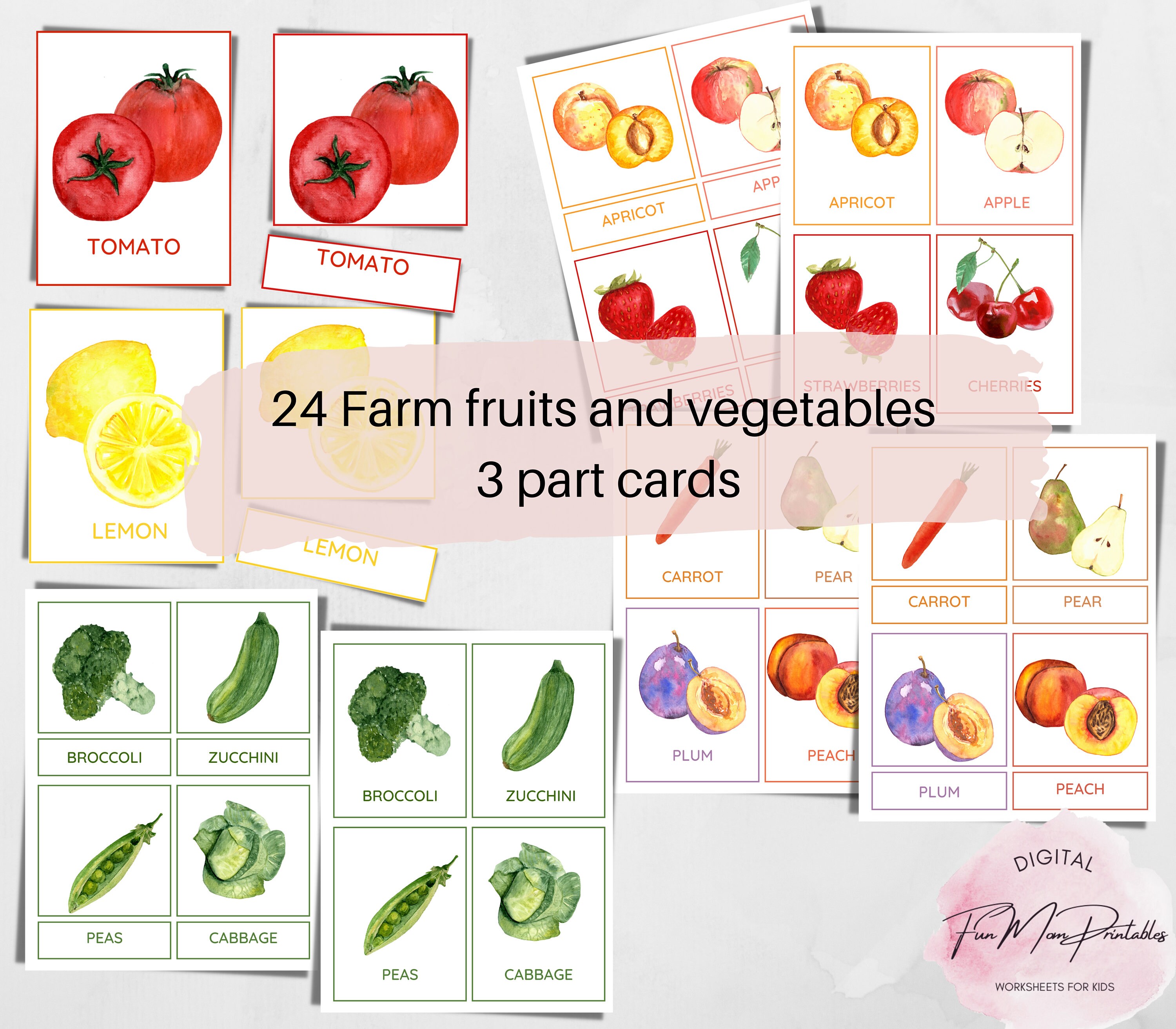 On the Farm Nature Unit Farm Animals Farm Products Farm - Etsy