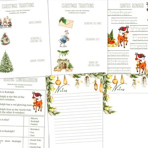 CHRISTMAS Unit Study, Vocabulary, Christmas Story, Handwriting ...