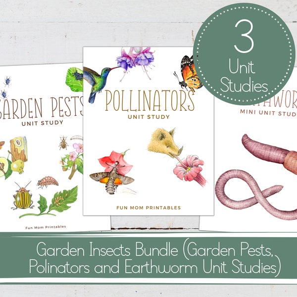 Garden Insects - Etsy