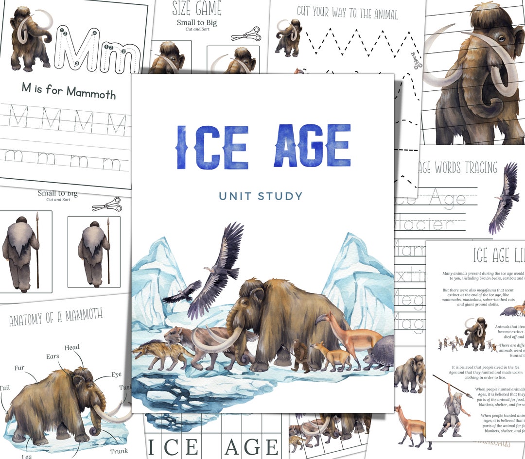 ICE AGE Unit Study, Nature Study, Science, Handwriting, Homeschool ...