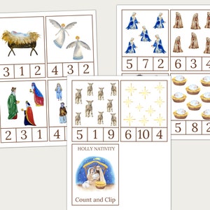 NATIVITY Unit Study, Vocabulary, Jesus Birth Story, Handwriting ...