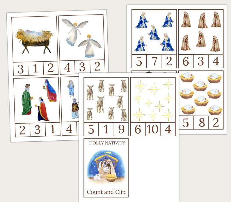 NATIVITY Unit Study Vocabulary Jesus Birth Story - Etsy