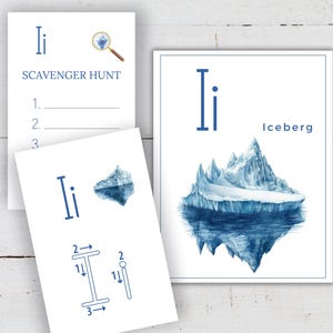 LETTER of the WEEK, I is for Iceberg, Letter I Activities, Alphabet ...